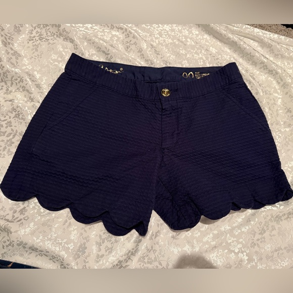 Lilly Pulitzer | Shorts | Lilly Pulitzer Callahan Navy Blue Shorts ...